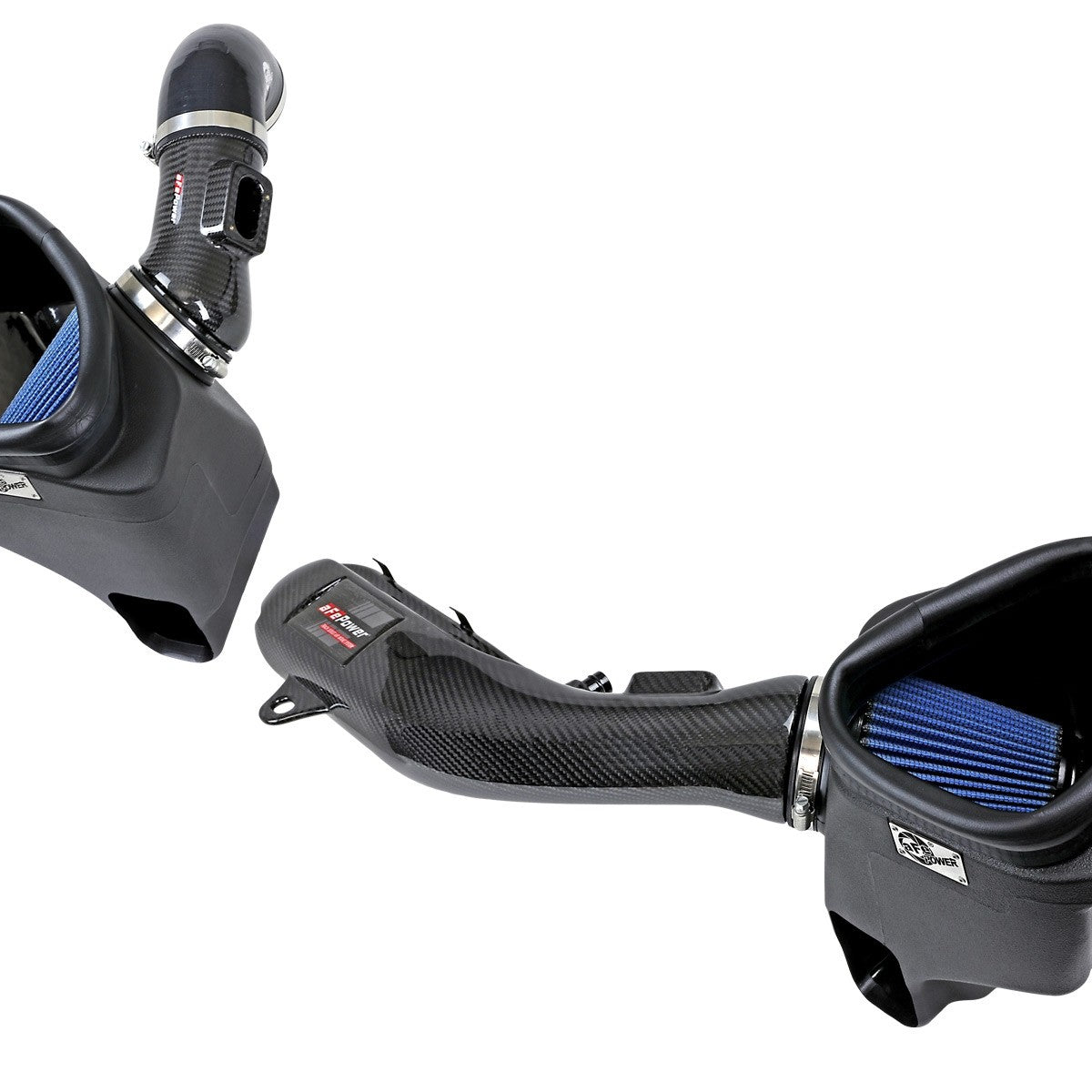 aFe Track Series Carbon Fiber Cold Air Intake System w/ Pro 5R Filters ...