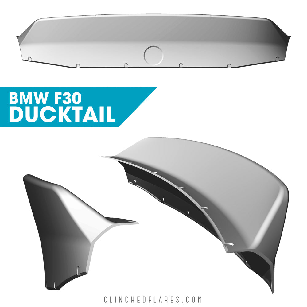 Clinched Ducktail Spoiler for BMW 3 Series F30 – Vehicle Virals Store
