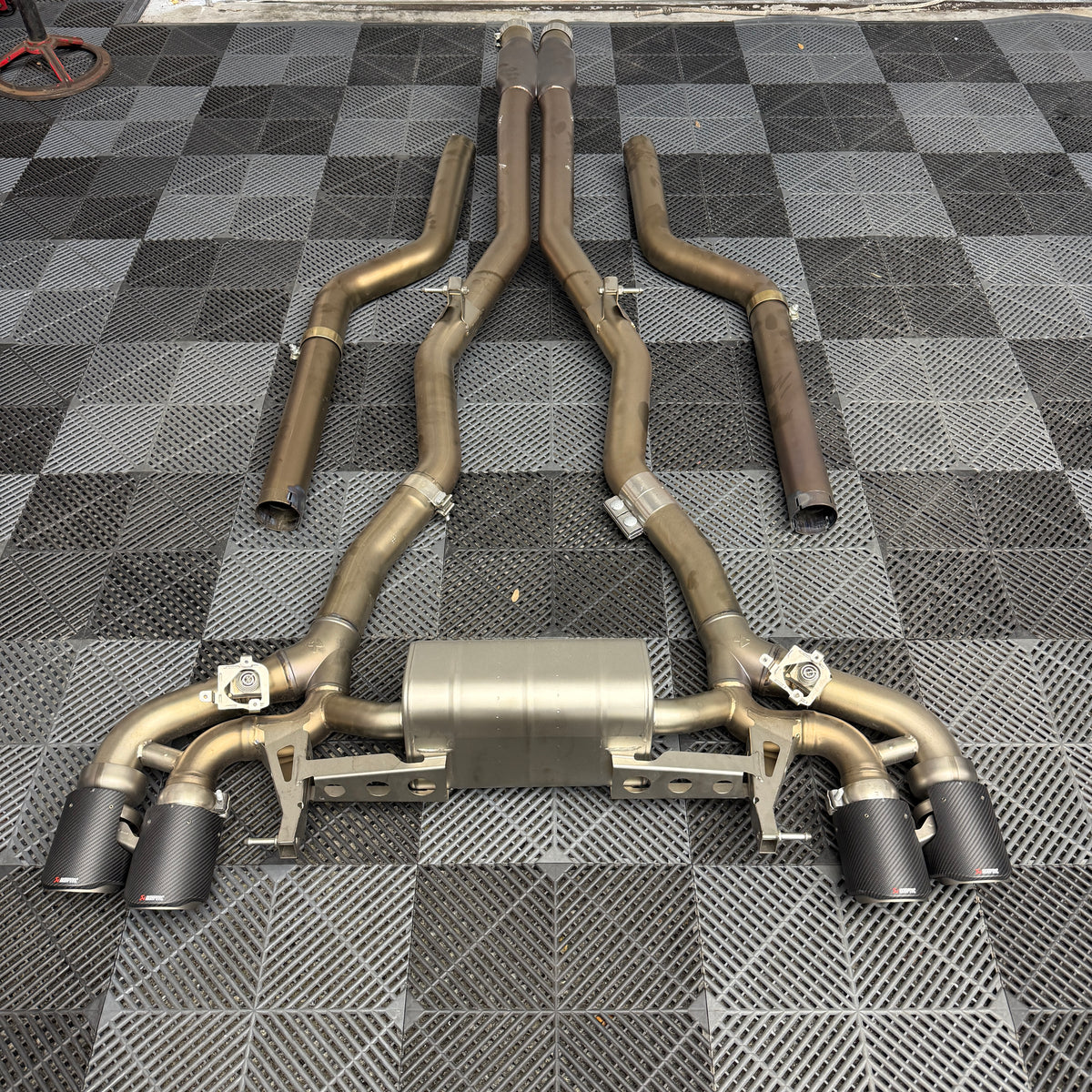 M8 Gran Coupé (F93) Akrapovic Evolution Line Titanium Catback Exhaust ...
