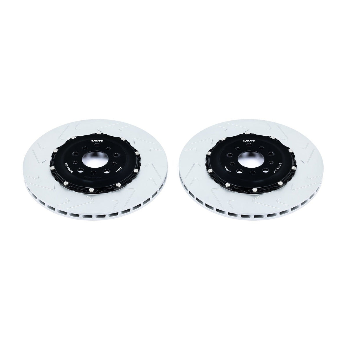 MMX Performance G8X M2 / M3 / M4 2-Piece Floating Rotor Set - Rear 370 ...