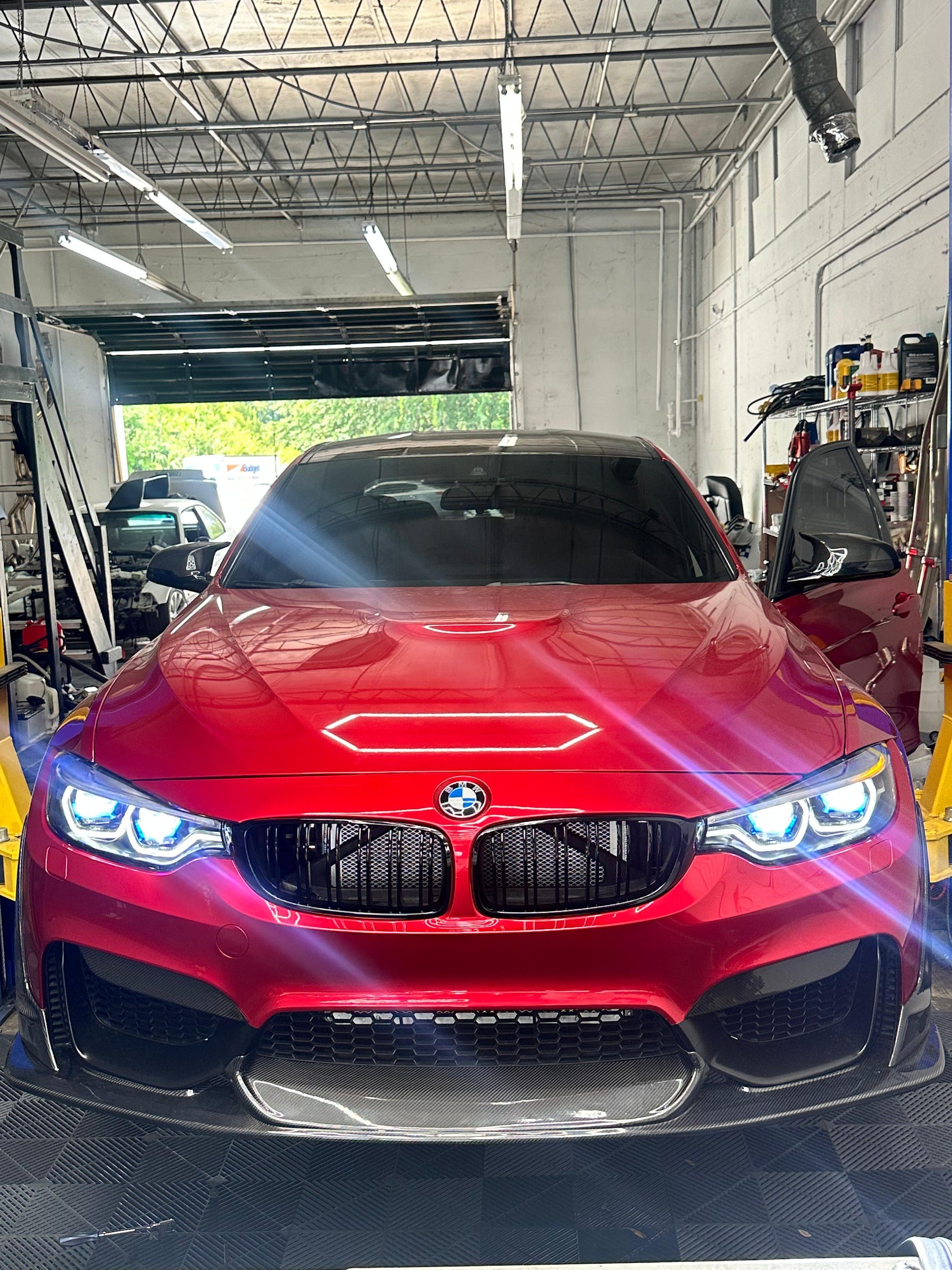 BMW F32/F80/F82 4 Series, M3, M4 Laser Style LED Headlights (9 PIN CON ...